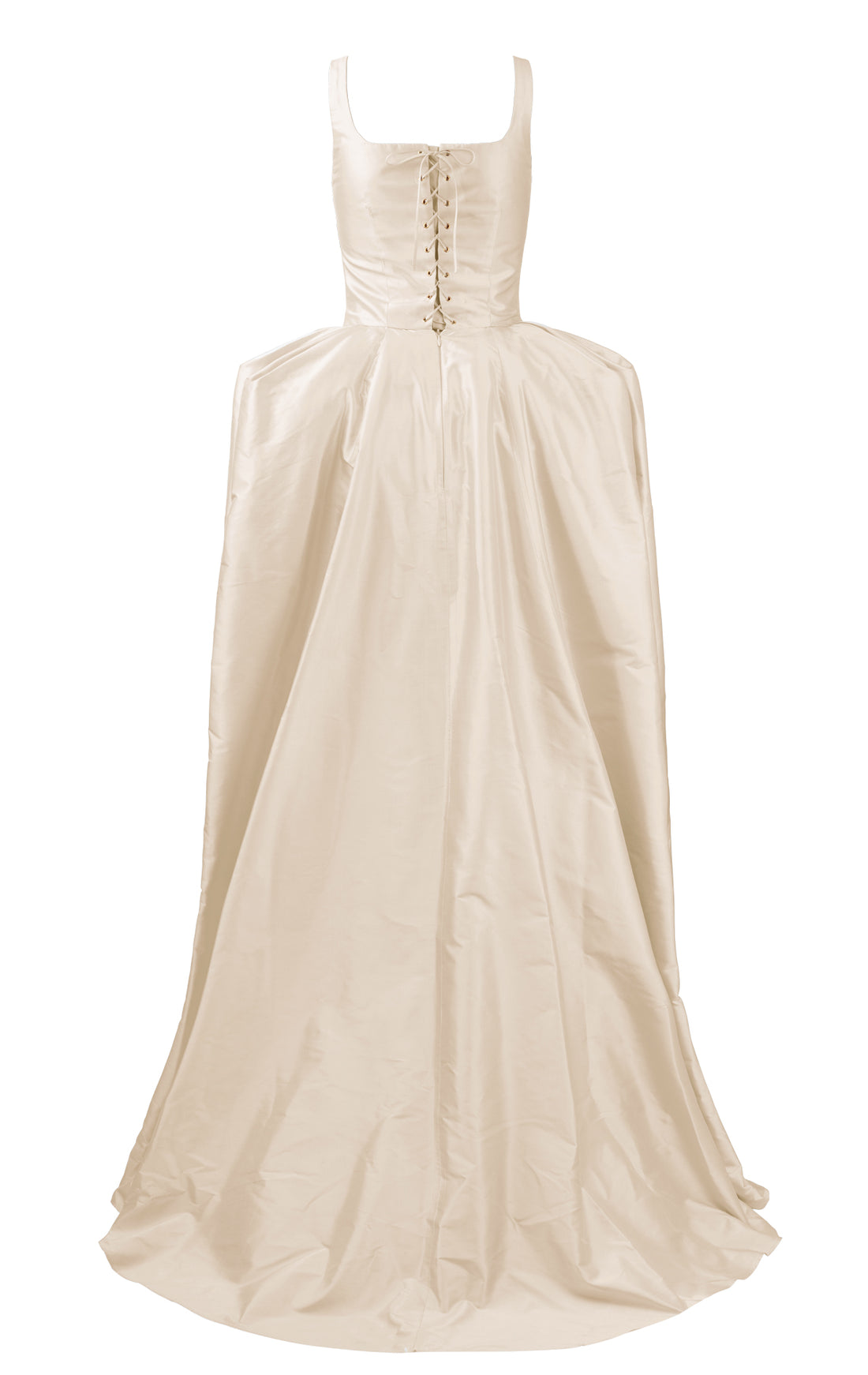 Franka Formal Champagne Sleeveless Silk Gown