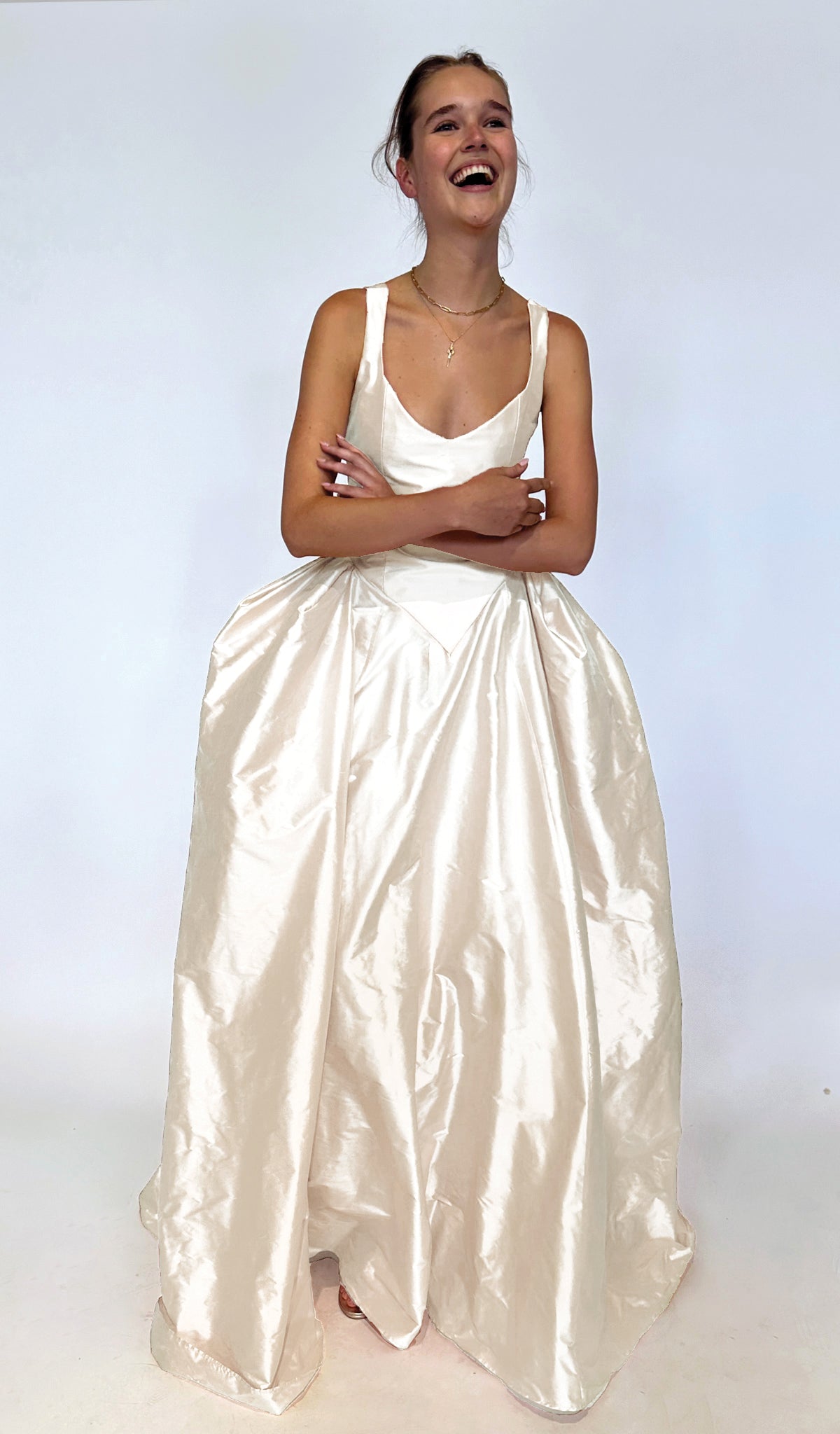 Franka Silk Gown | Van Der Kooij